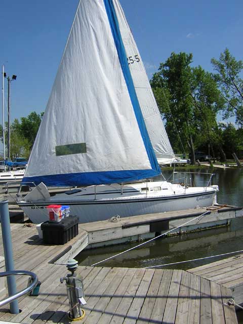 Hunter 25.5, 1986, Cheney Lake near Wichita Kansas sailboat for sale