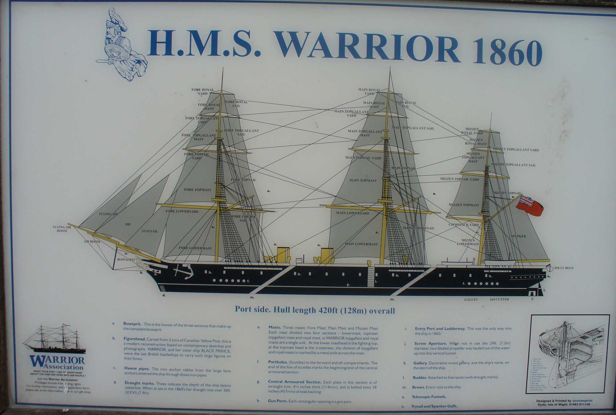 HMS Warrior, Portsmouth, England