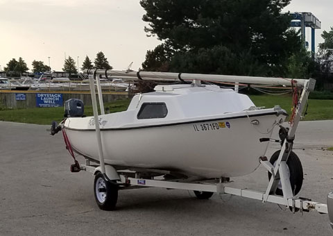 Newport 16, 1972, Gurnee, Illinois, sailboat for sale from Sailing ...