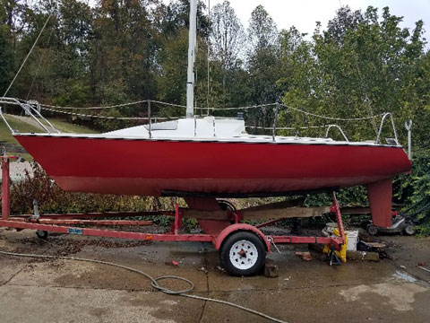 WD Schock Santana 20, 1988, Hurricane, West Virginia, sailboat for sale ...