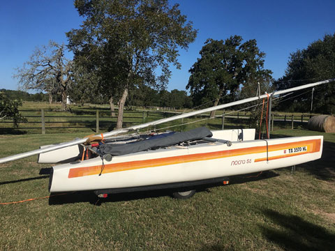 Nacra 5.8 catamaran, 1982, Hallettsvlle, Texas, sailboat for sale from ...