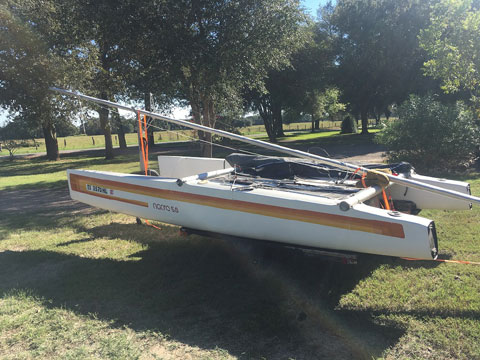 Nacra 5.8 catamaran, 1982, Hallettsvlle, Texas, sailboat for sale from ...