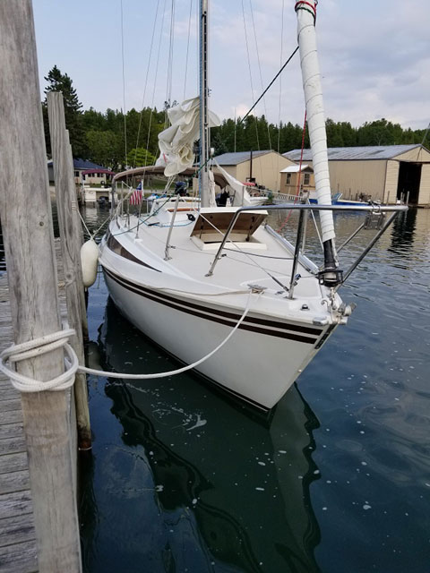 Newport 27S, 1982, Cheboygan, Michigan, sailboat for sale from Sailing ...