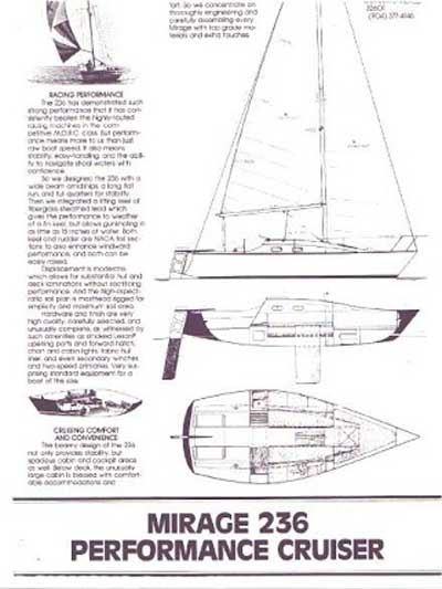 Mirage 236, 1981, Phoenix, Arizona, sailboat for sale from Sailing Texas