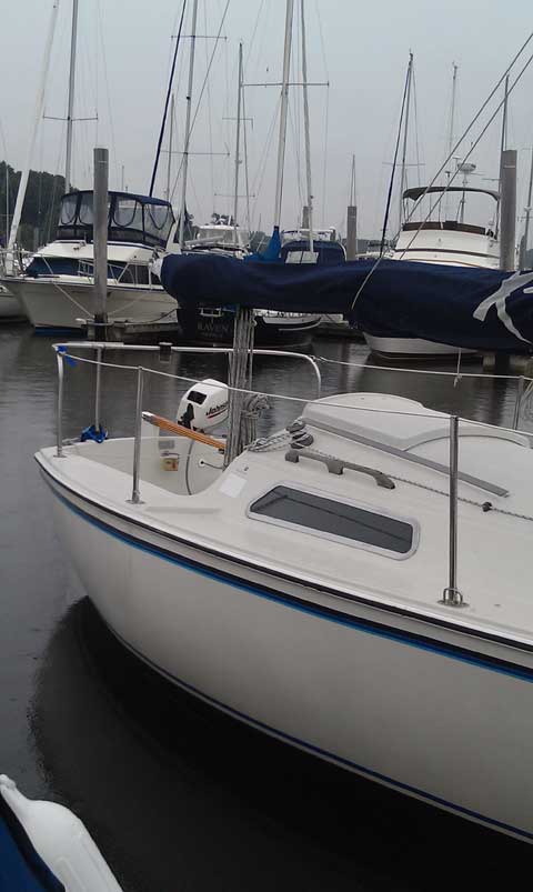 Pearson 23C Catboat, 1982, Warwick, Rhode Island, sailboat for sale from Sailing Texas