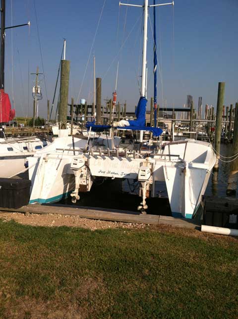 Roger Simpson Woodwind catamaran, 1993, Sabine Pass, Texas, sailboat ...