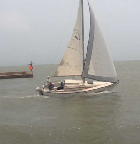 C&C 25 Fin Keel, 1975, Rockport Harbor, Rockport, Texas, sailboat for ...